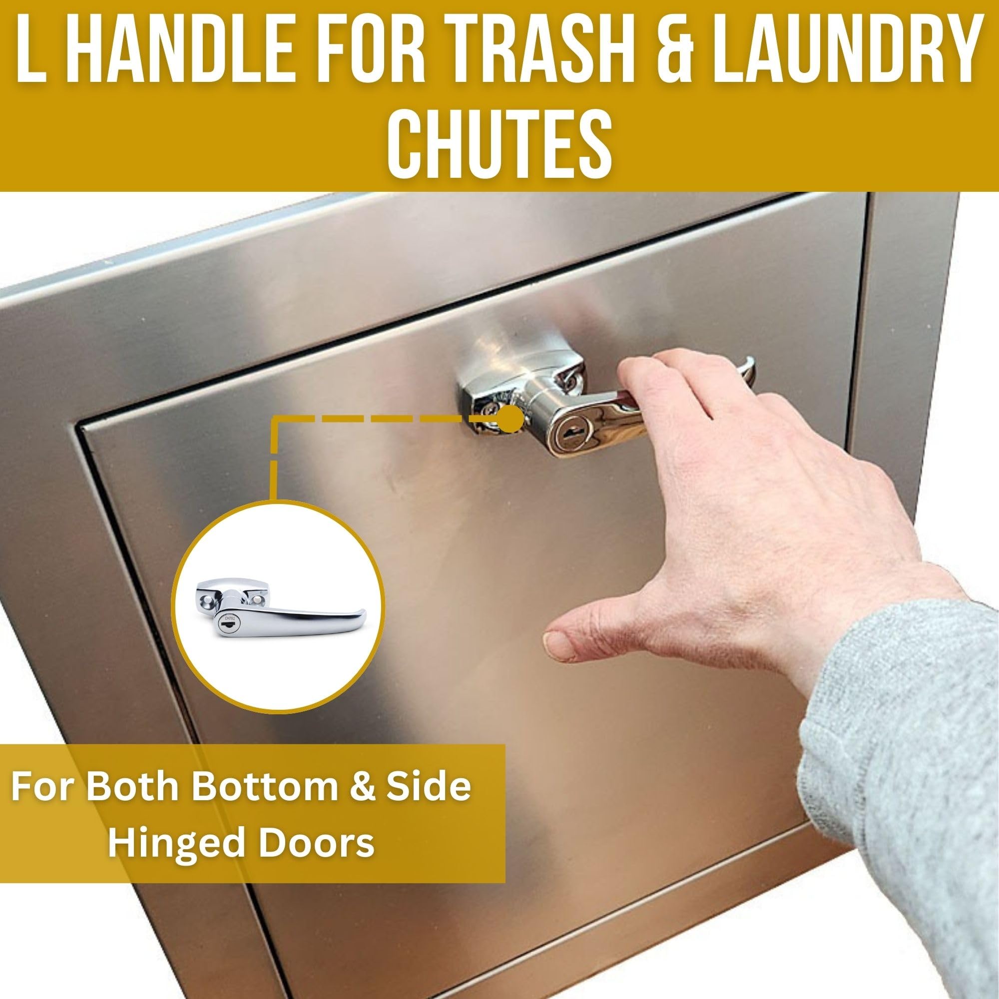 Snapklik.com : Pro Chutes Trash Chute ADA L Handles And Laundry Chute ...
