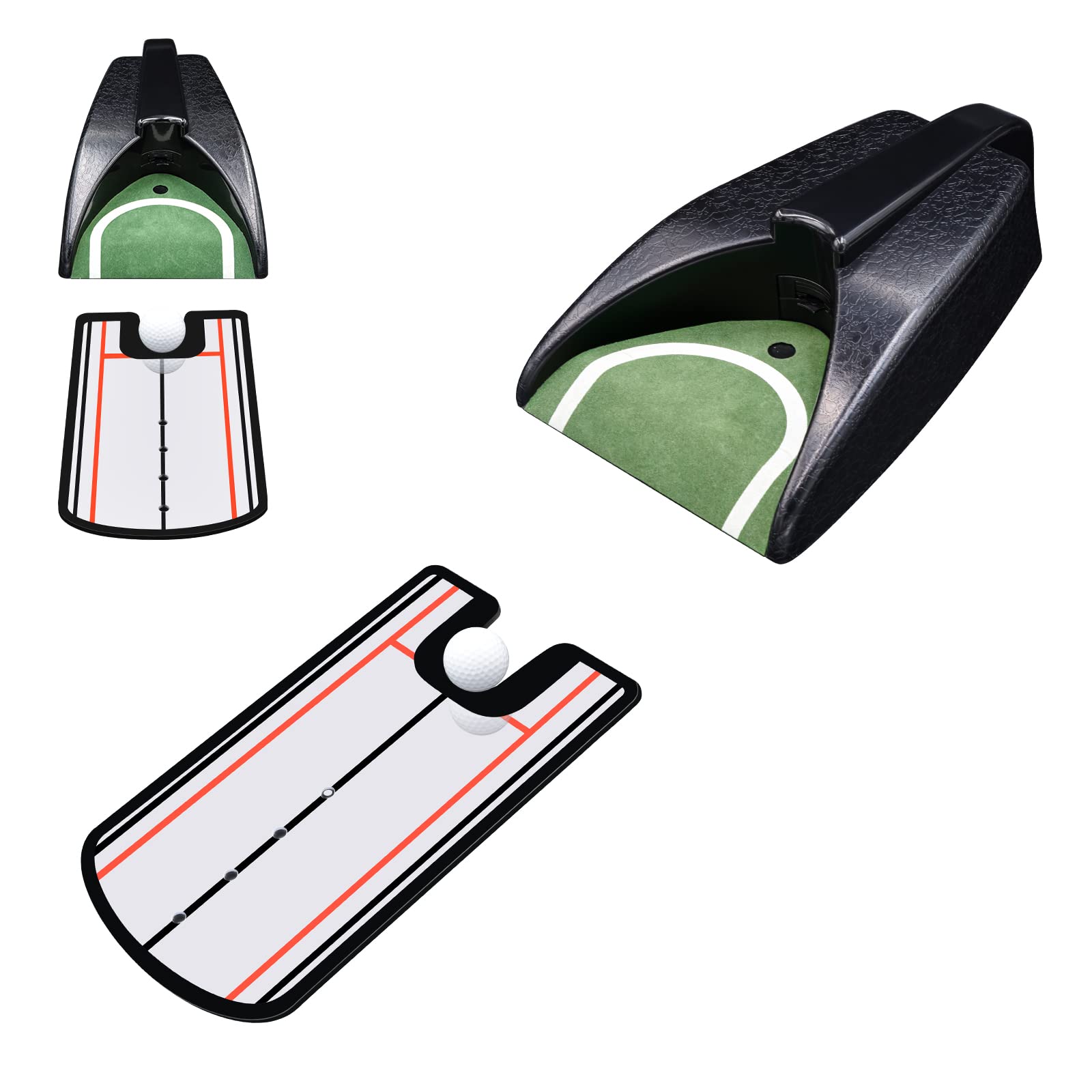 골프 퍼팅 컵 자동 골프 리턴 머신 골프 퍼팅 정렬 미러 골프 퍼팅