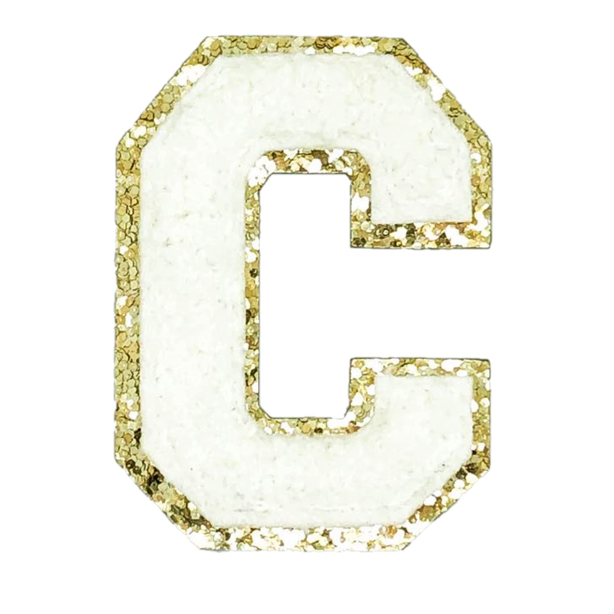 The Letter C In Glitter