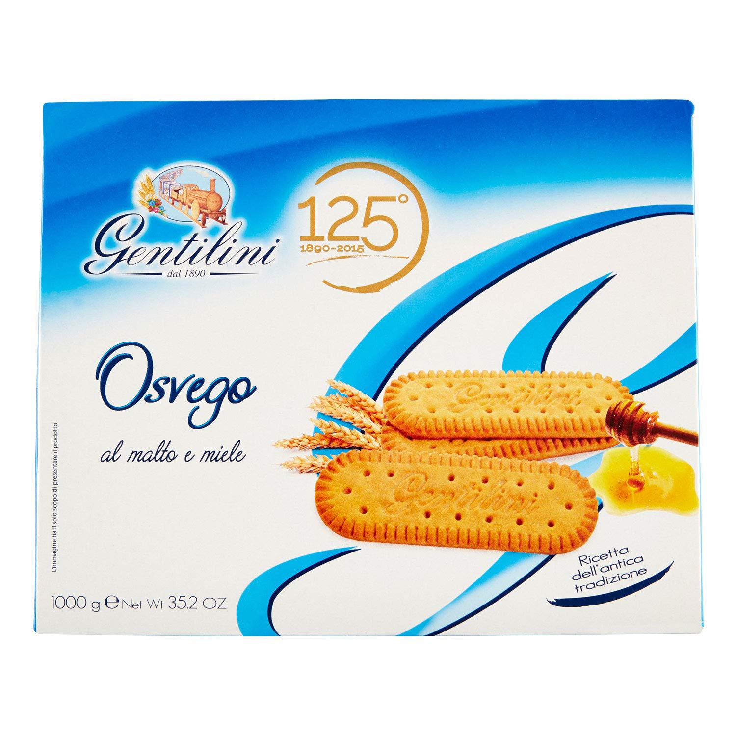 Buy Gentilini Osvego Biscuits with Malt and Honey 1kg Online at ...