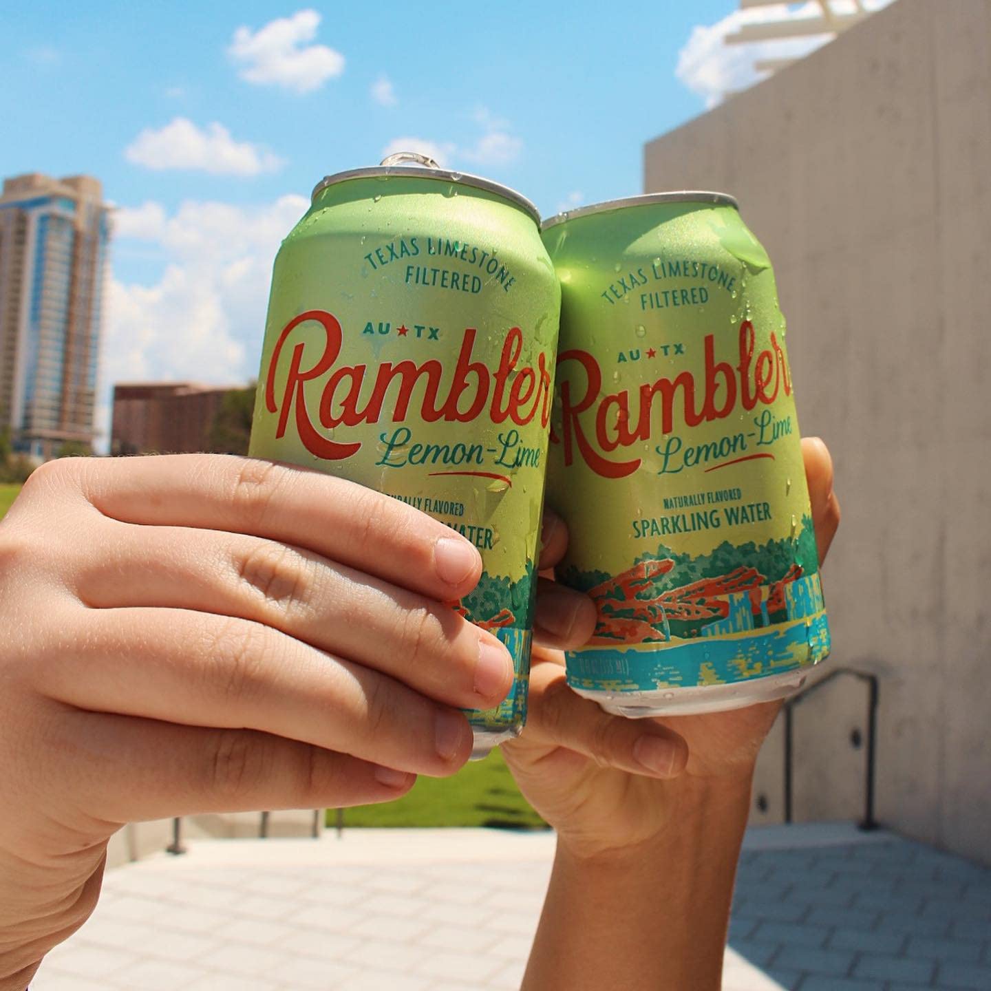 Snapklik.com : AUTX RAMBLER Lemon-Lime Sparkling Water