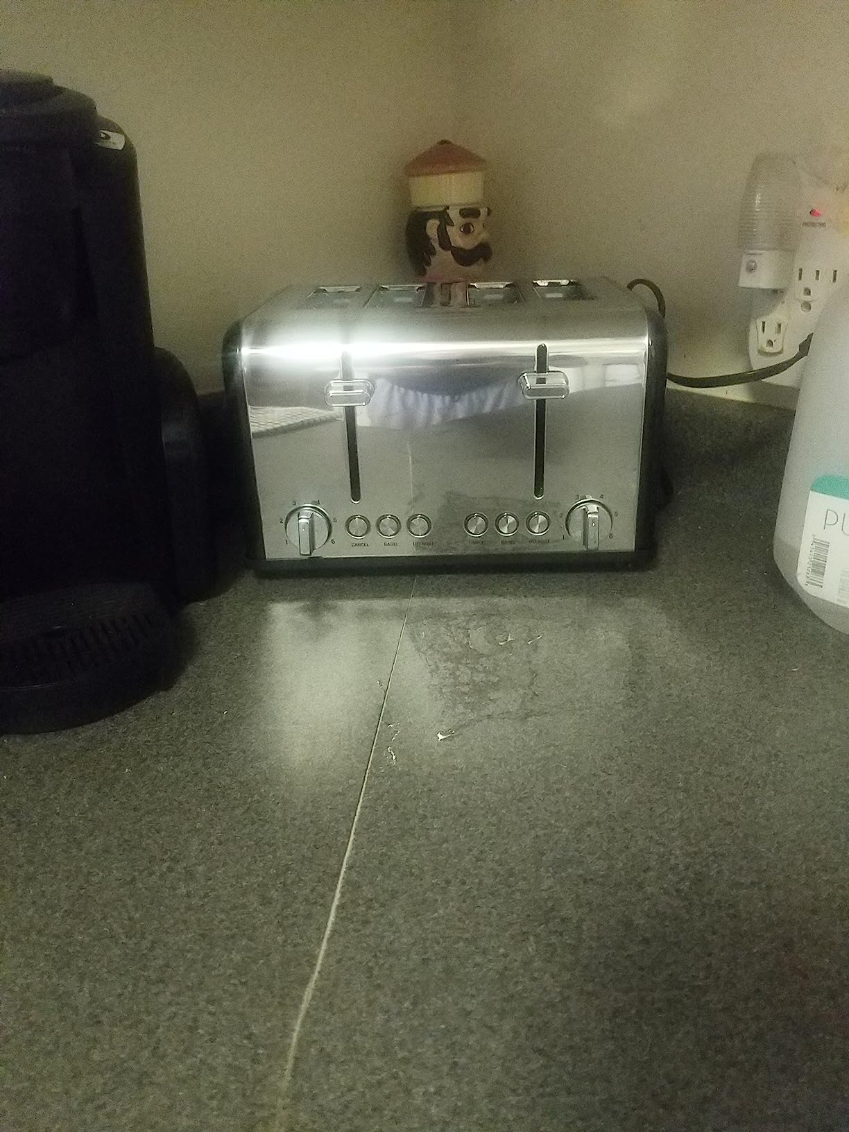 Amazon.com: Gohyo 4 Slice Toaster 100% Stainless Steel with Wide Slots ...