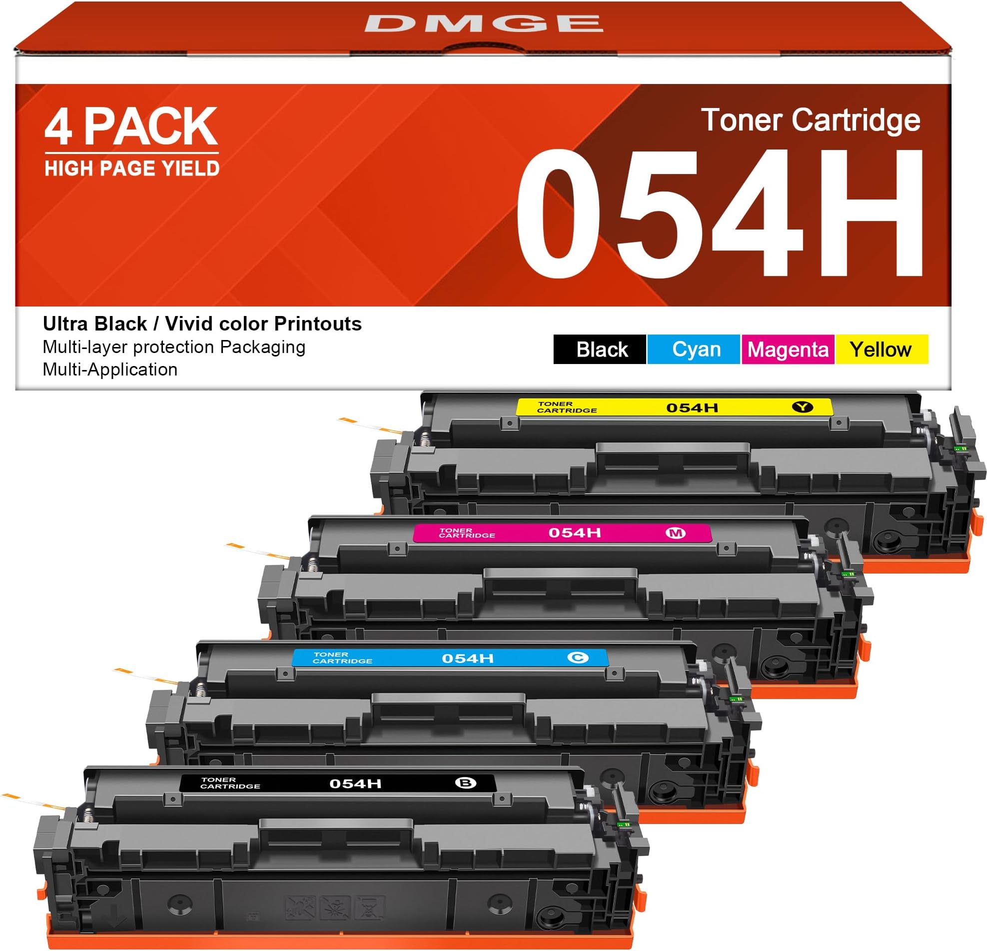 Amazon.com: 4 Pack 054 3024C001 3023C001 3022C001 3021C001 BK/C/M/Y ...