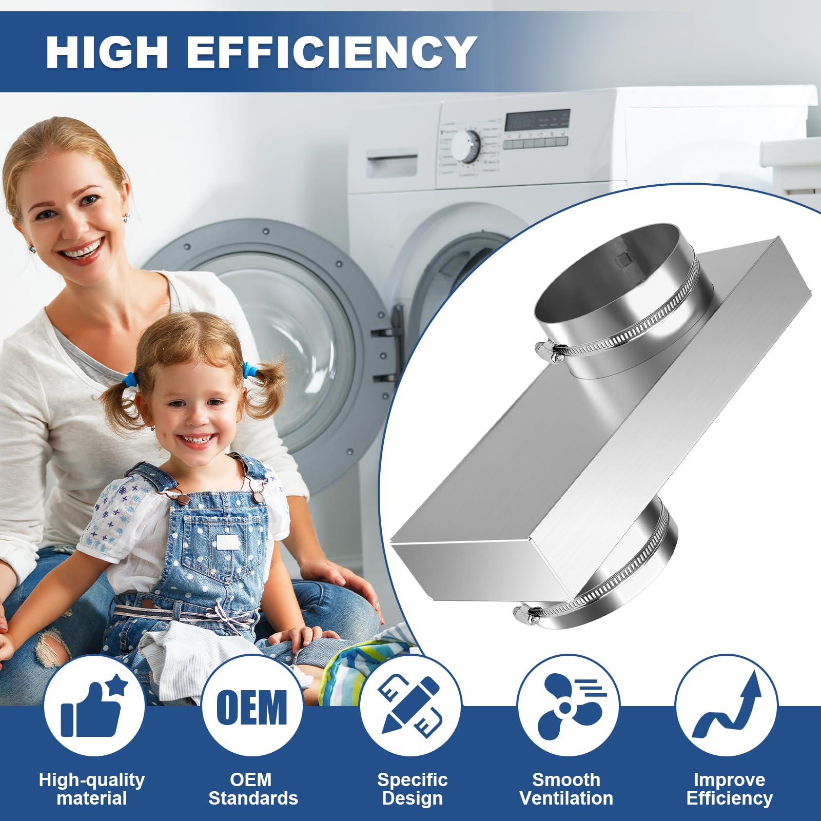 Snapklik.com : Upgraded Periscope Dryer Vent 84049 0-5" Adjustable ...