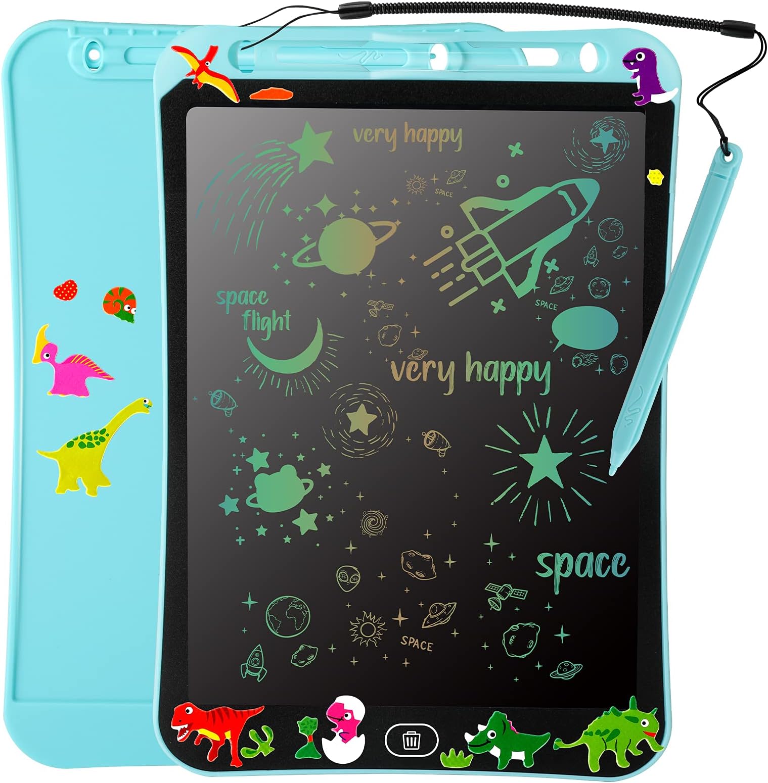 Amazon.com: LCD Writing Tablet for Kids, 2 Pack 22inch+10inch Colorful ...