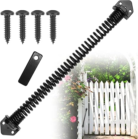 Gate Spring Self Closing 14 Inch Hardware Heavy Duty Adjustable Tension ...