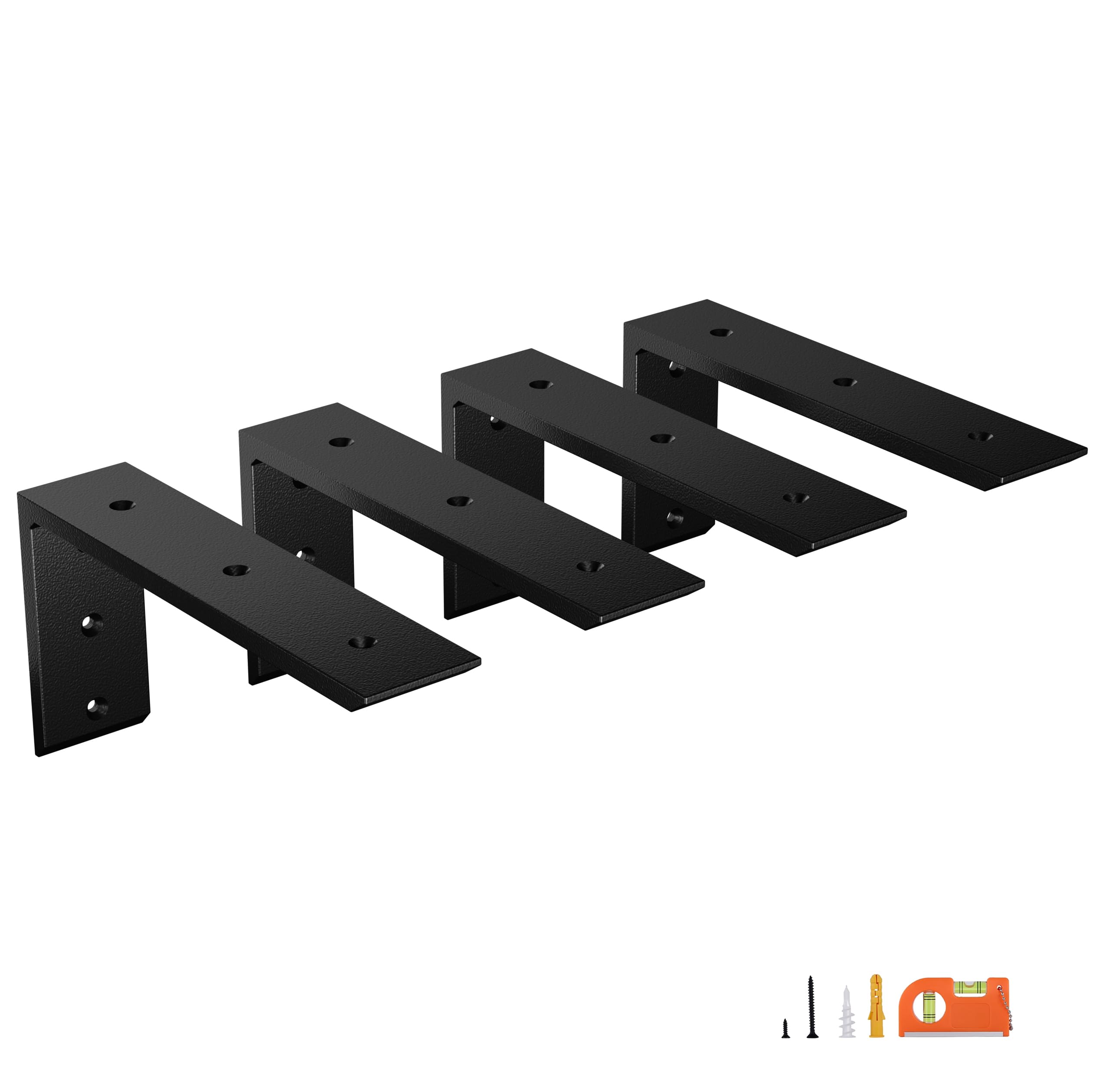 Snapklik.com : 4-Pack 10 Inch Countertop Support Brackets, Heavy Duty L ...