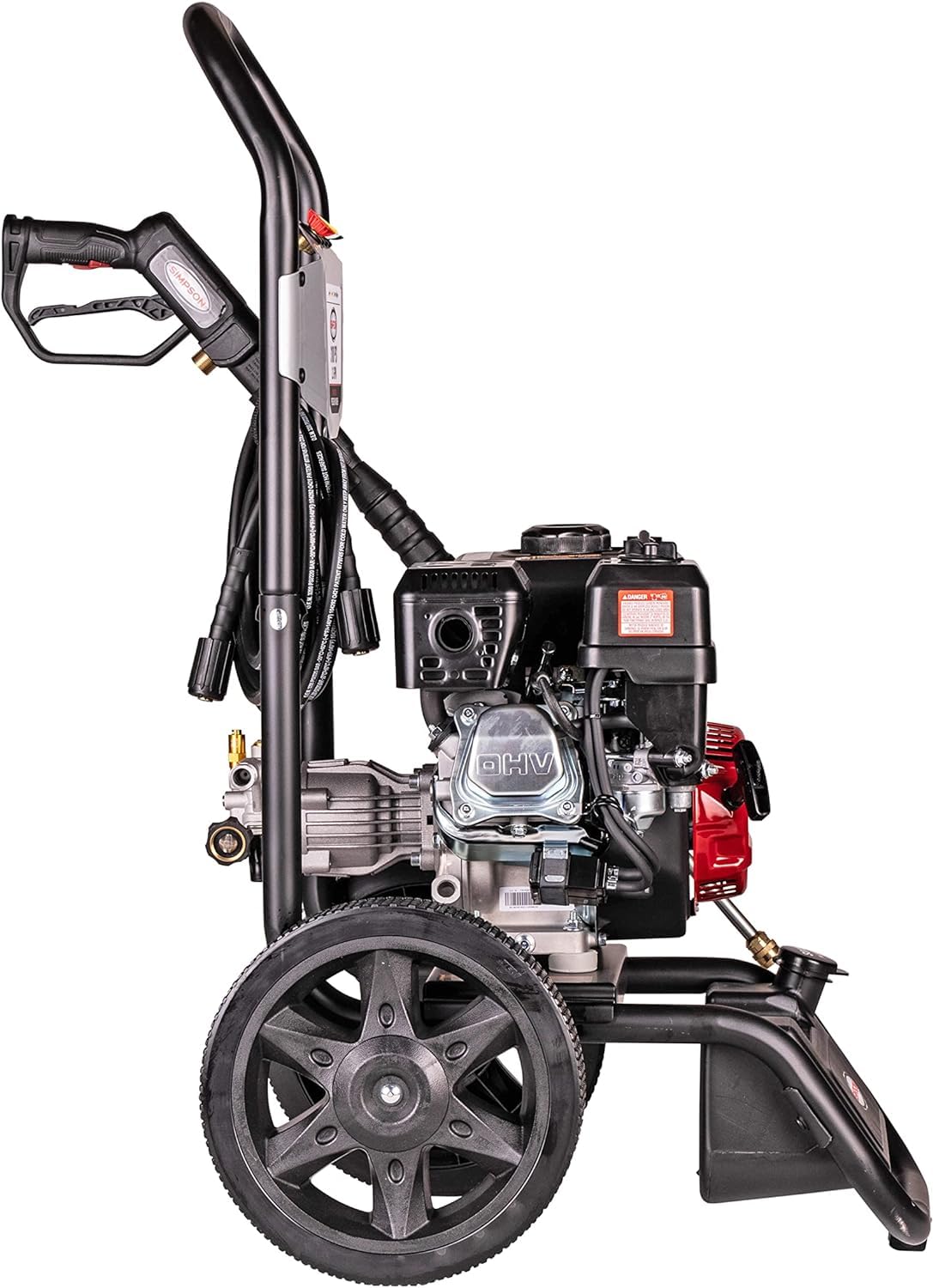 Simpson Cleaning MS61222-S MegaShot 3100 PSI Gas Pressure Washer, 2.3 ...