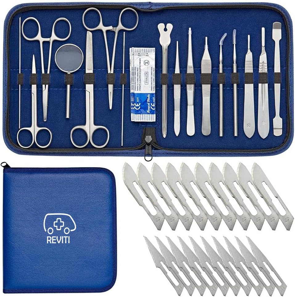 Reviti 36 Pcs Advanced Dissection Kit - Premium Quality Stainless Steel ...