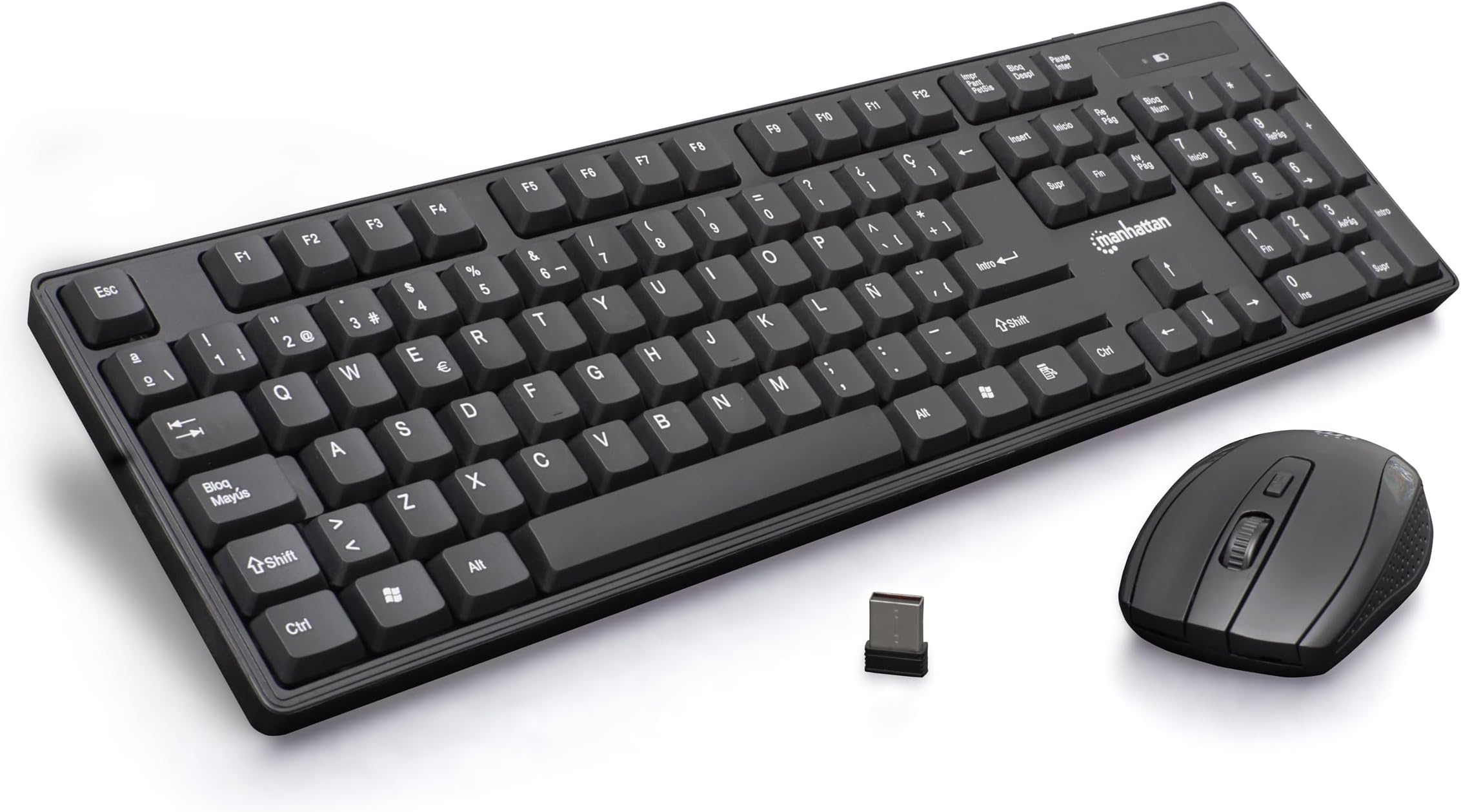 Amazon.com: Manhattan Spanish Layout Keyboard Combo de Teclado y Mouse ...
