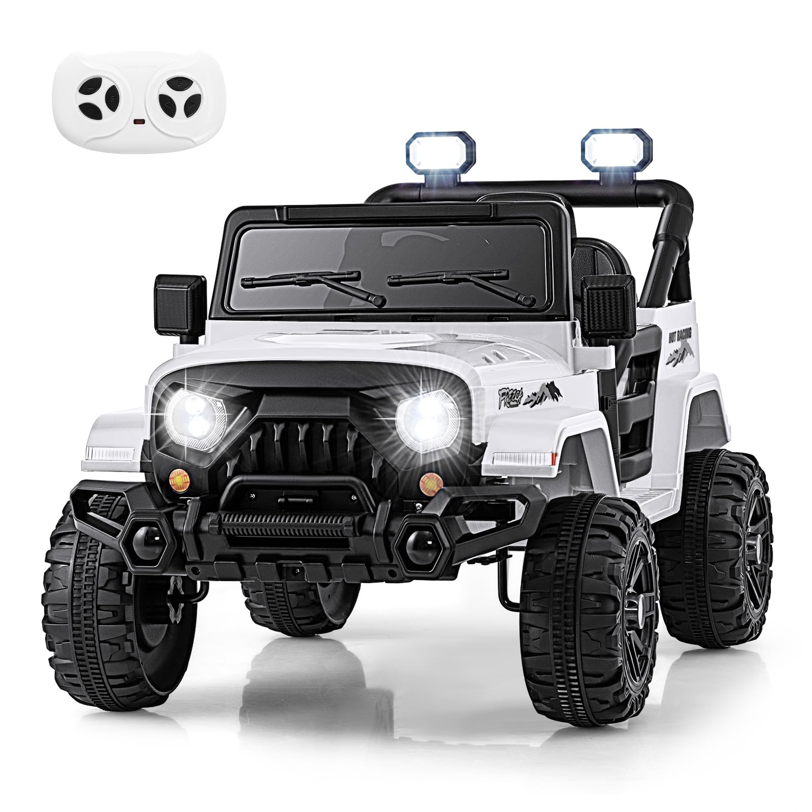 Amazon.com: OLAKIDS Ride on Truck, 12V Battery Powered Electric Vehicle ...