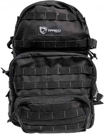 Mochila Drago Gear Assault, Preto, 20 x 15 x 13 | Amazon.com.br