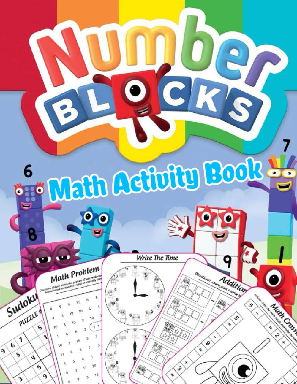 Numberblocks Math Activity Book Numberblocks Activity Book For Kids ...
