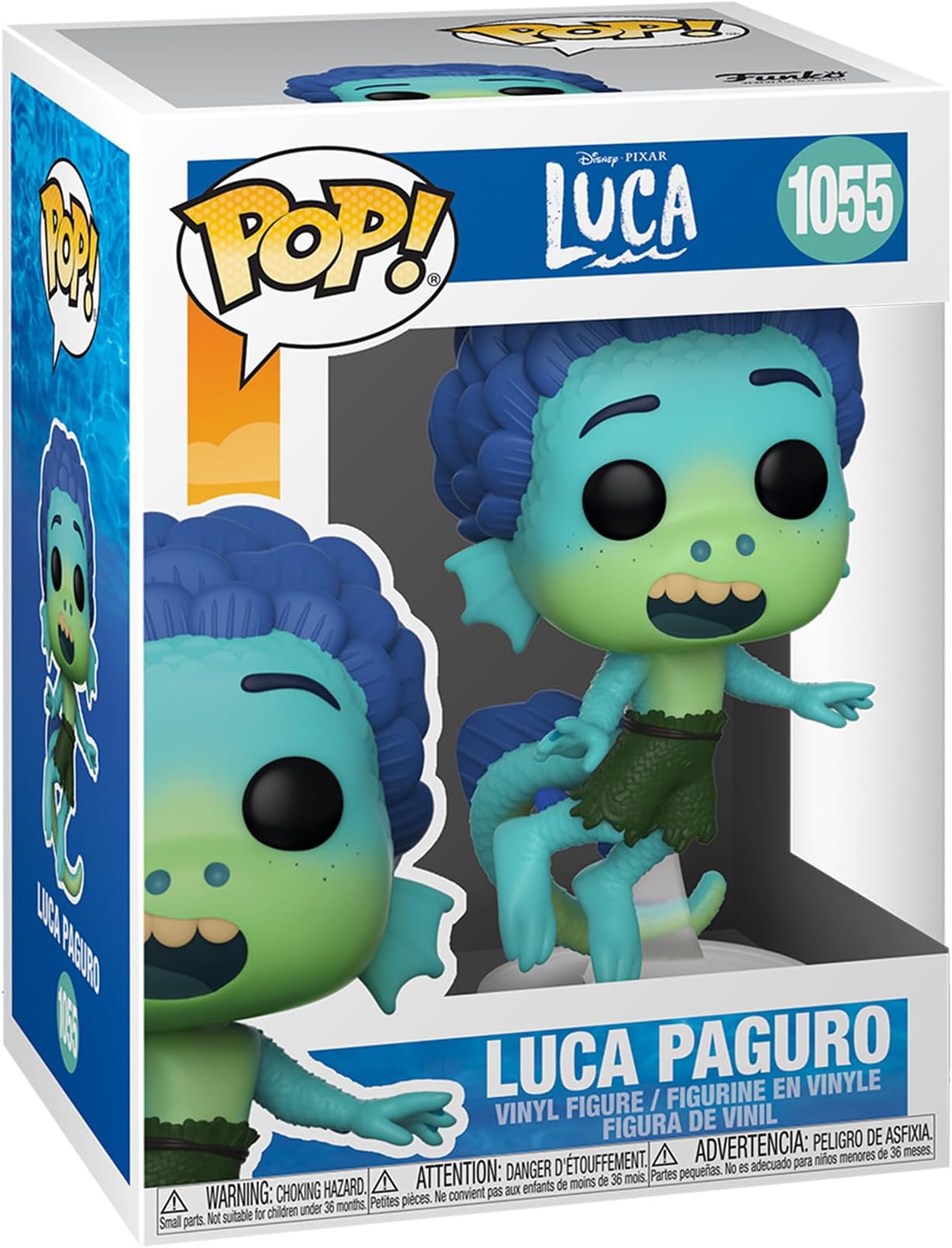 Amazon.com: Funko POP Disney: Luca – Luca (Sea Monster) Vinyl Figure ...