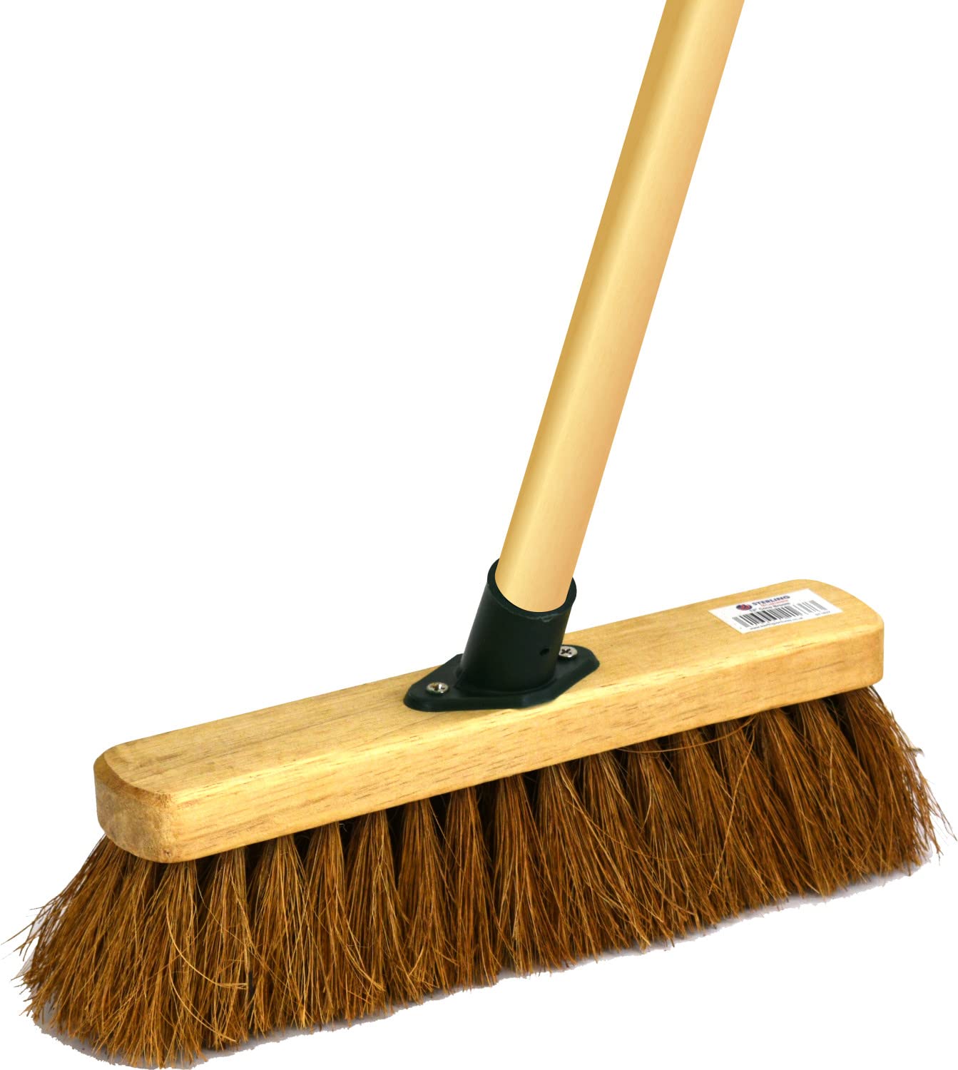 Indoor Broom Soft Bristles Sweeping Brush 12" Broom Wooden Floor ...