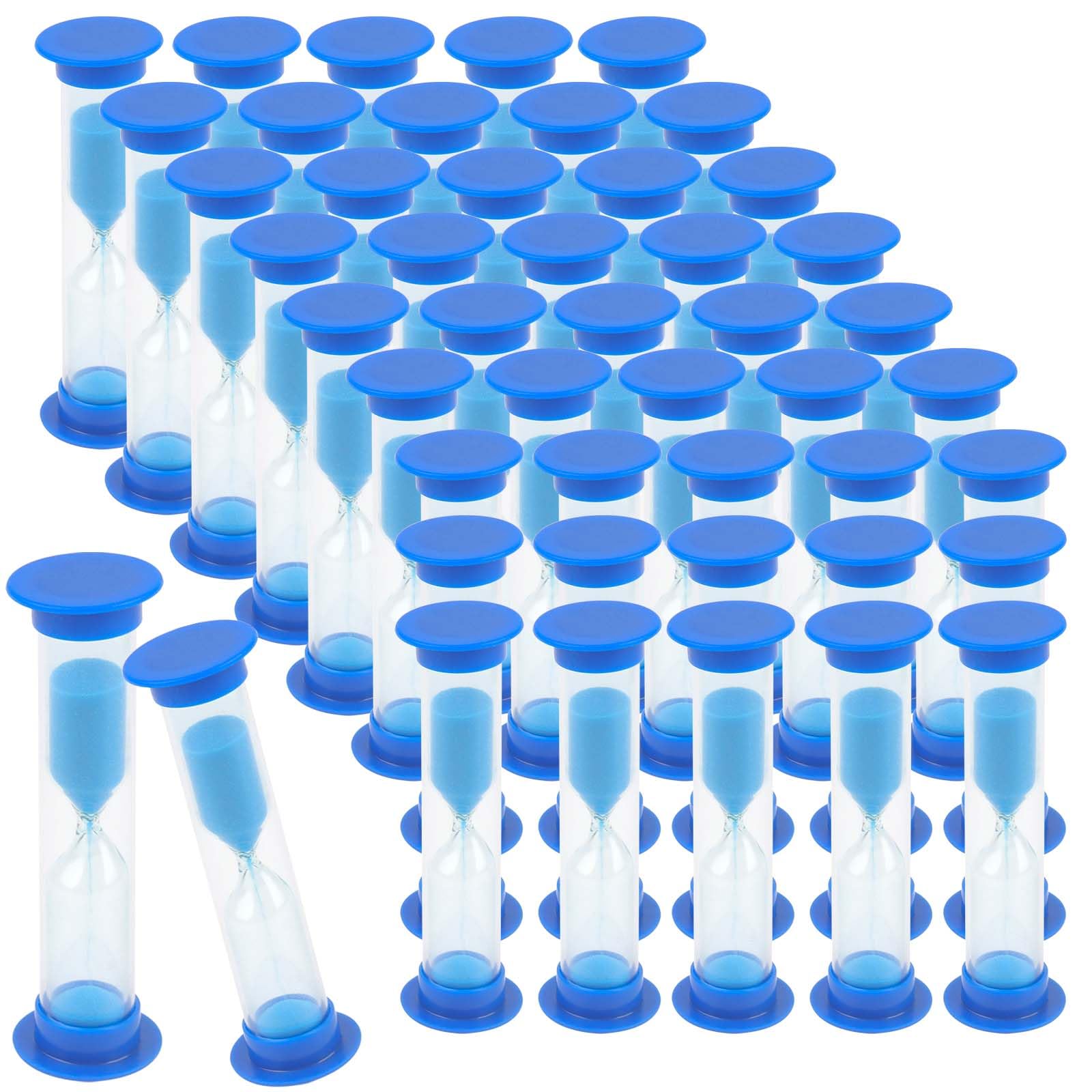 Amazon.com: JAPCHET 100 Packs 1 Minute Sand Timer, Hourglass Sandglass ...