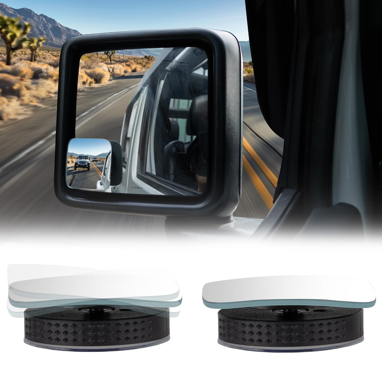 Snapklik.com : Blind Spot Mirrors 2 Pack For Wrangler Gladiator JT ...