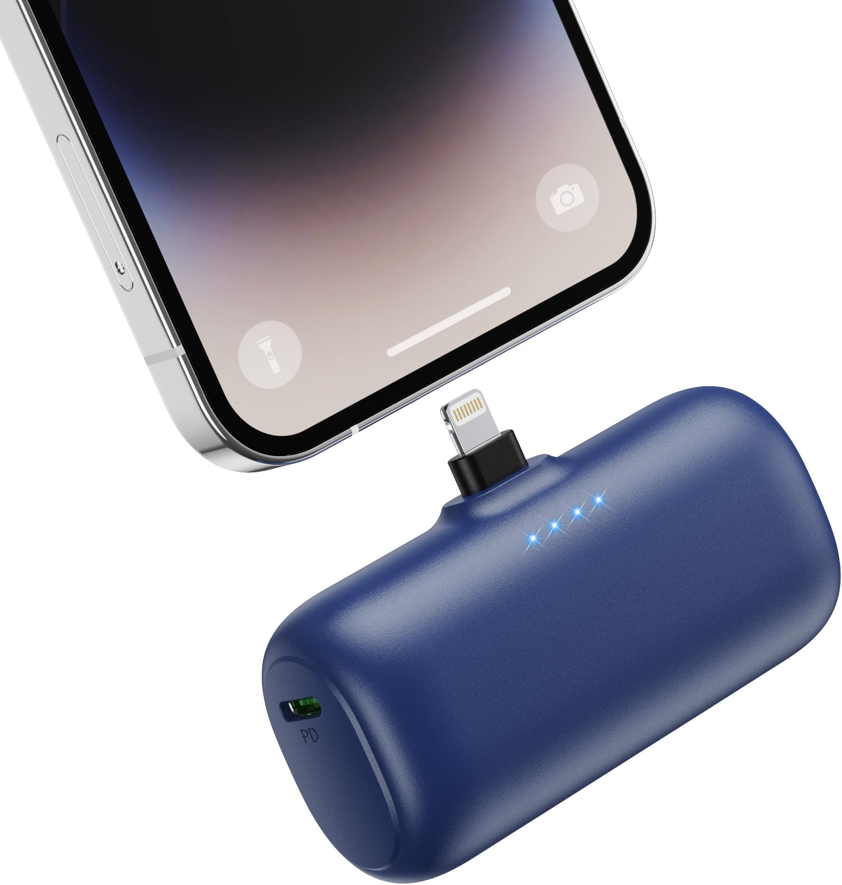 Amazon.com: AONIMI Small Portable Charger for iPhone 5200mAh,Compact PD Fast Charging Power Bank ...