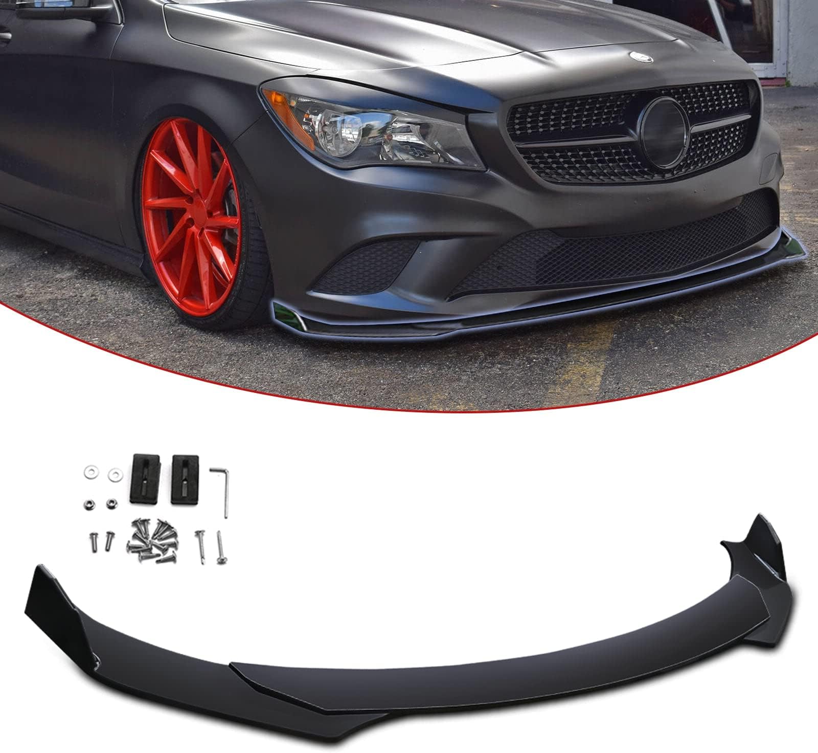 Amazon.com: KUAFU Rear Bumper Diffuser Compatible with 2008-2011 ...