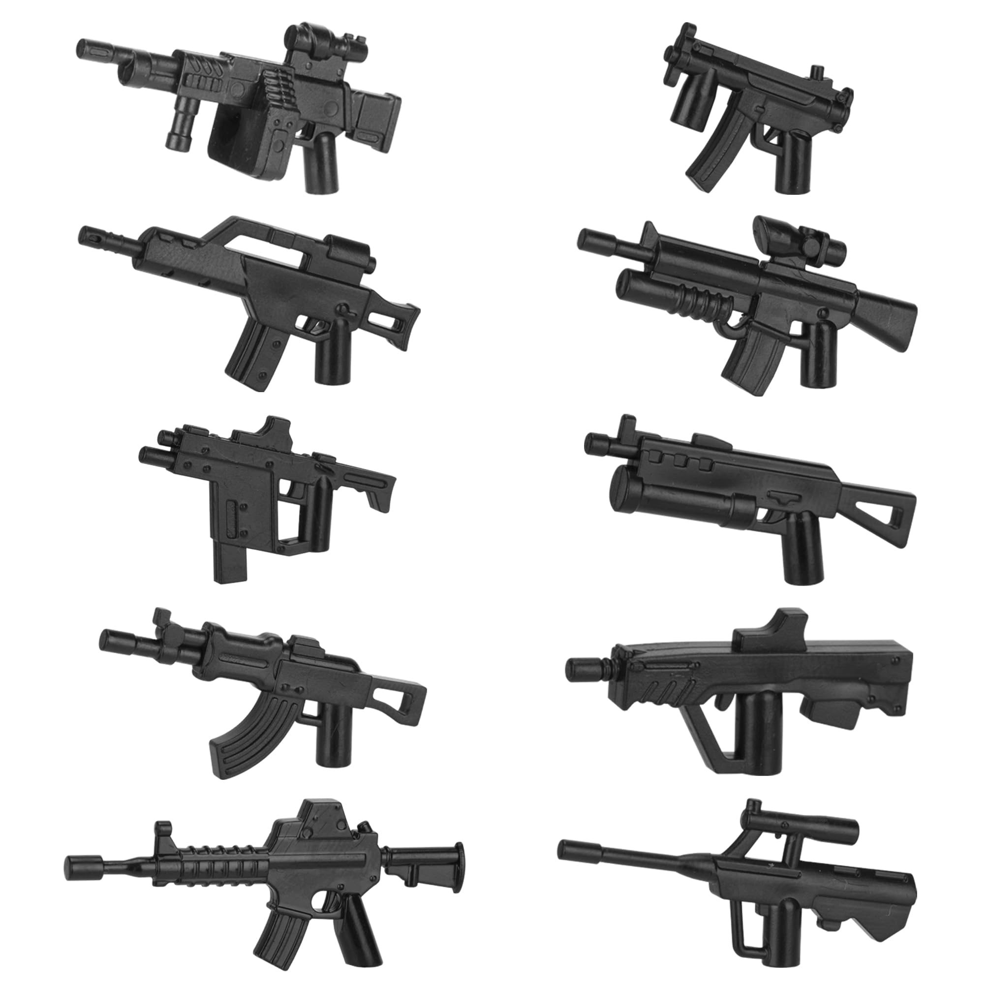 Amazon.com: HIMIRICH Weapons Pack Military Toy Set Building Blocks ...