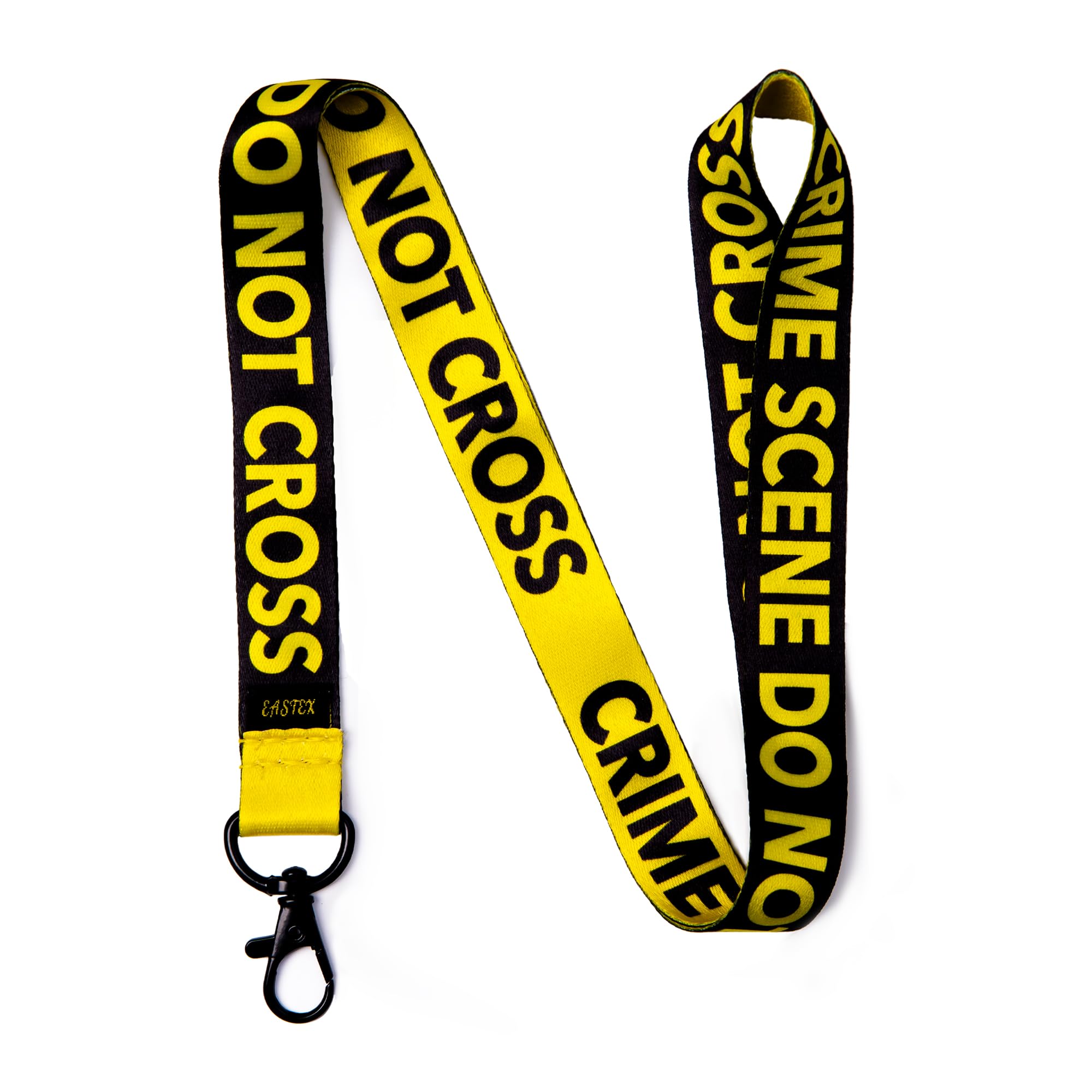 The Original Crime Scene Do Not Cross Reversible Lanyard Keychain w ...