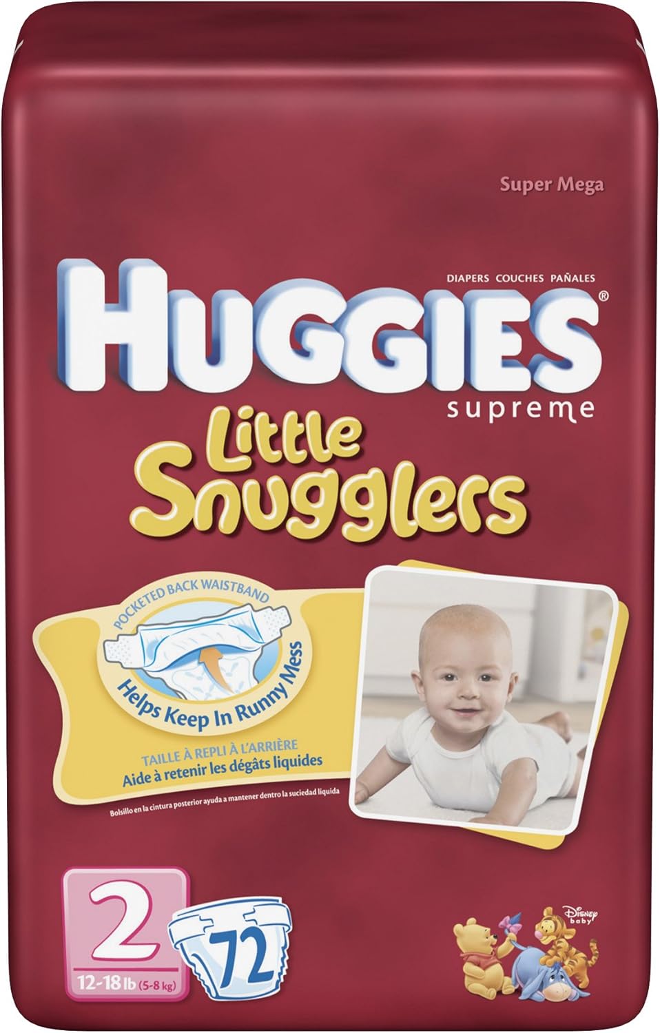 Huggies Super Mega Diapers, 2 : Amazon.com.mx: Bebé