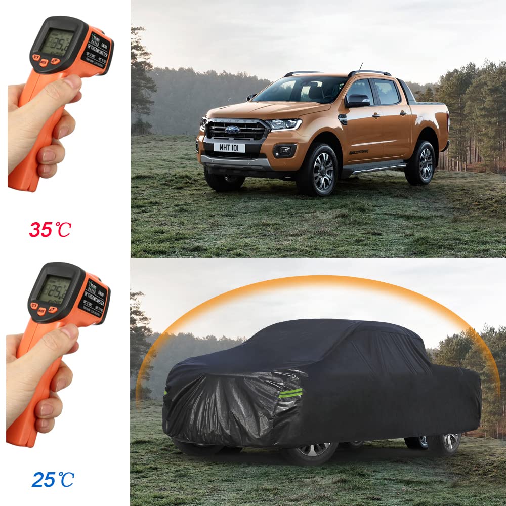 KouKou Truck Cover Waterproof All Weather, 7 Layers Heavy Duty Pickup ...