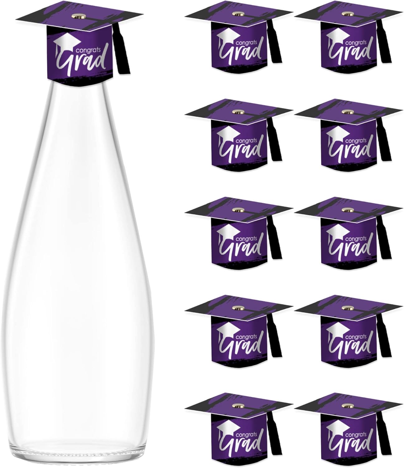 Big Dot of Happiness Purple Grad - Best is Yet to Come - DIY Grad Cap ...