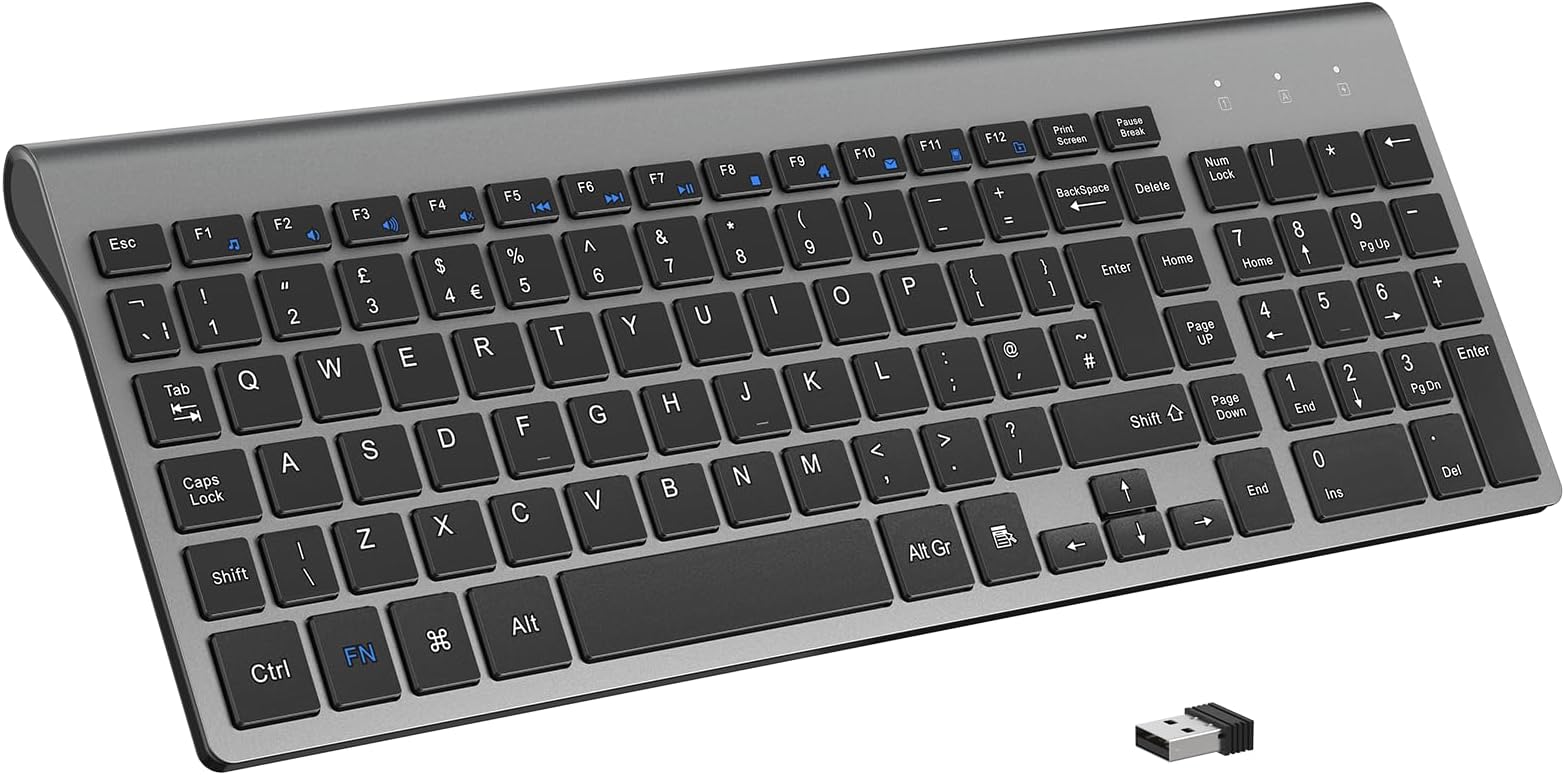 Lenovo Go Wireless Split Keyboard - UK English - Storm Grey : Amazon.co ...