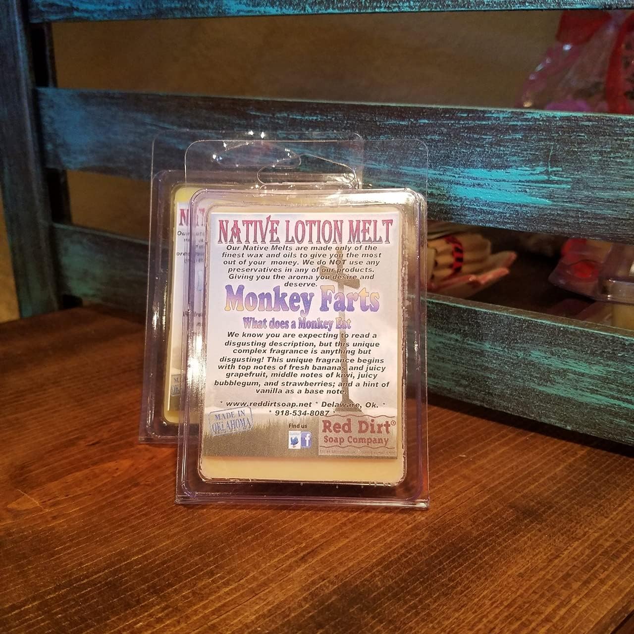 Amazon.com: Red Dirt Soap Company Monkey Farts Natural Lotion Melt ...