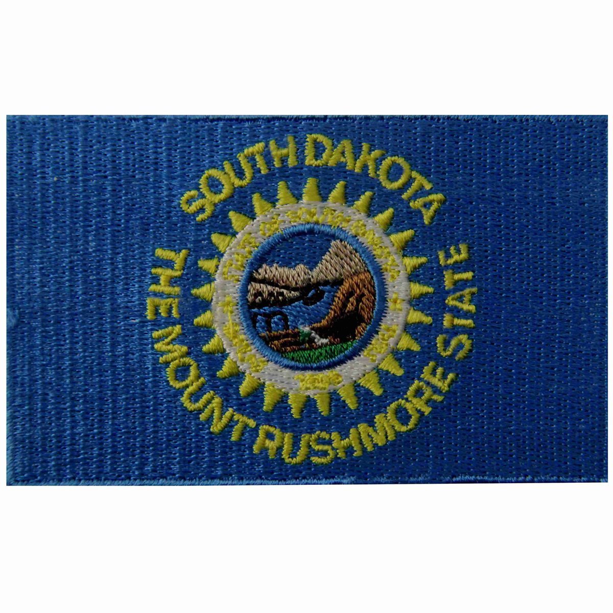 Amazon.com: South Dakota State Flag Embroidered Emblem Iron On Sew On ...