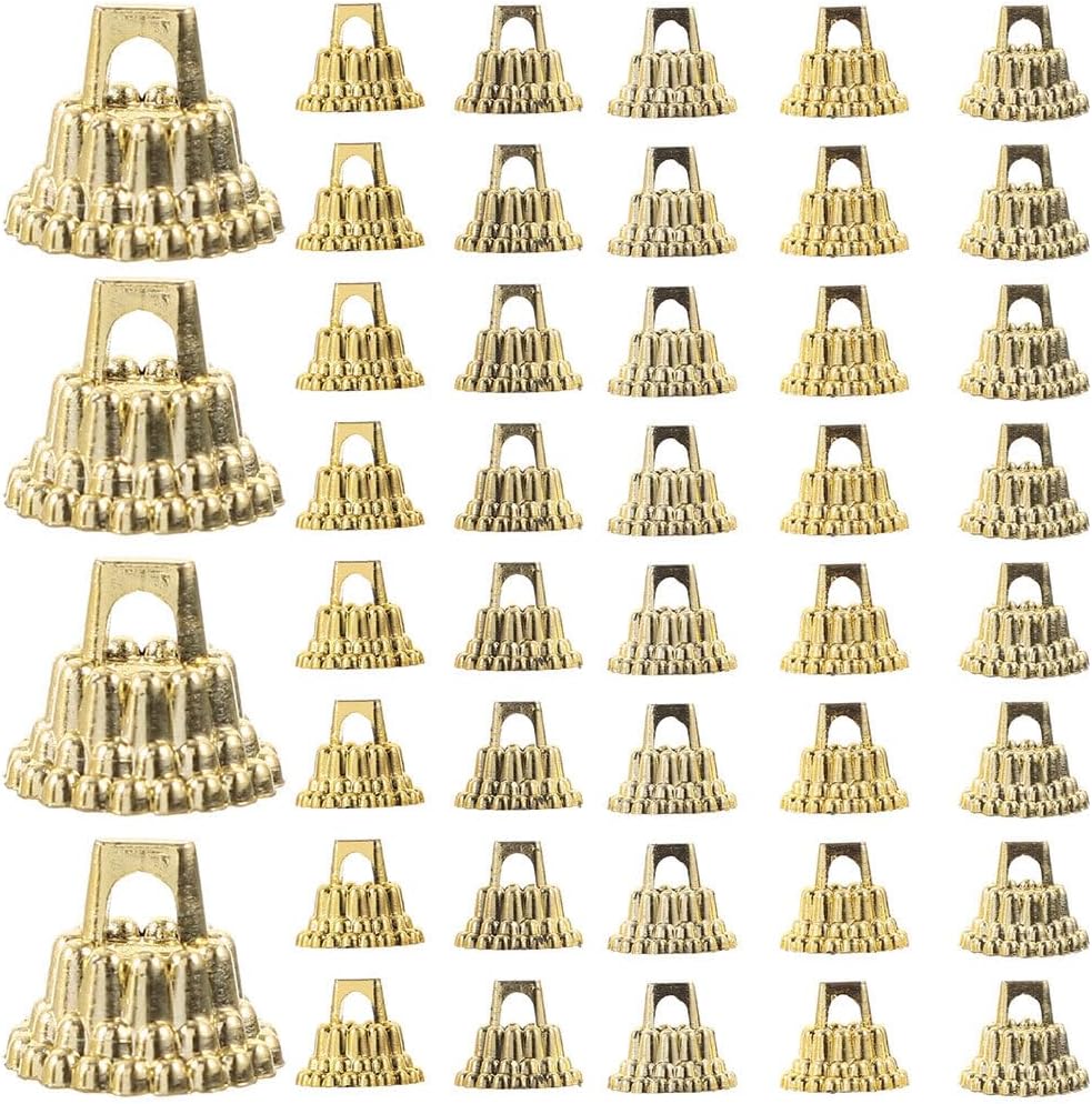 Amazon.com: POPETPOP Round Christmas Ball Ornament Caps: 100 Pieces ...