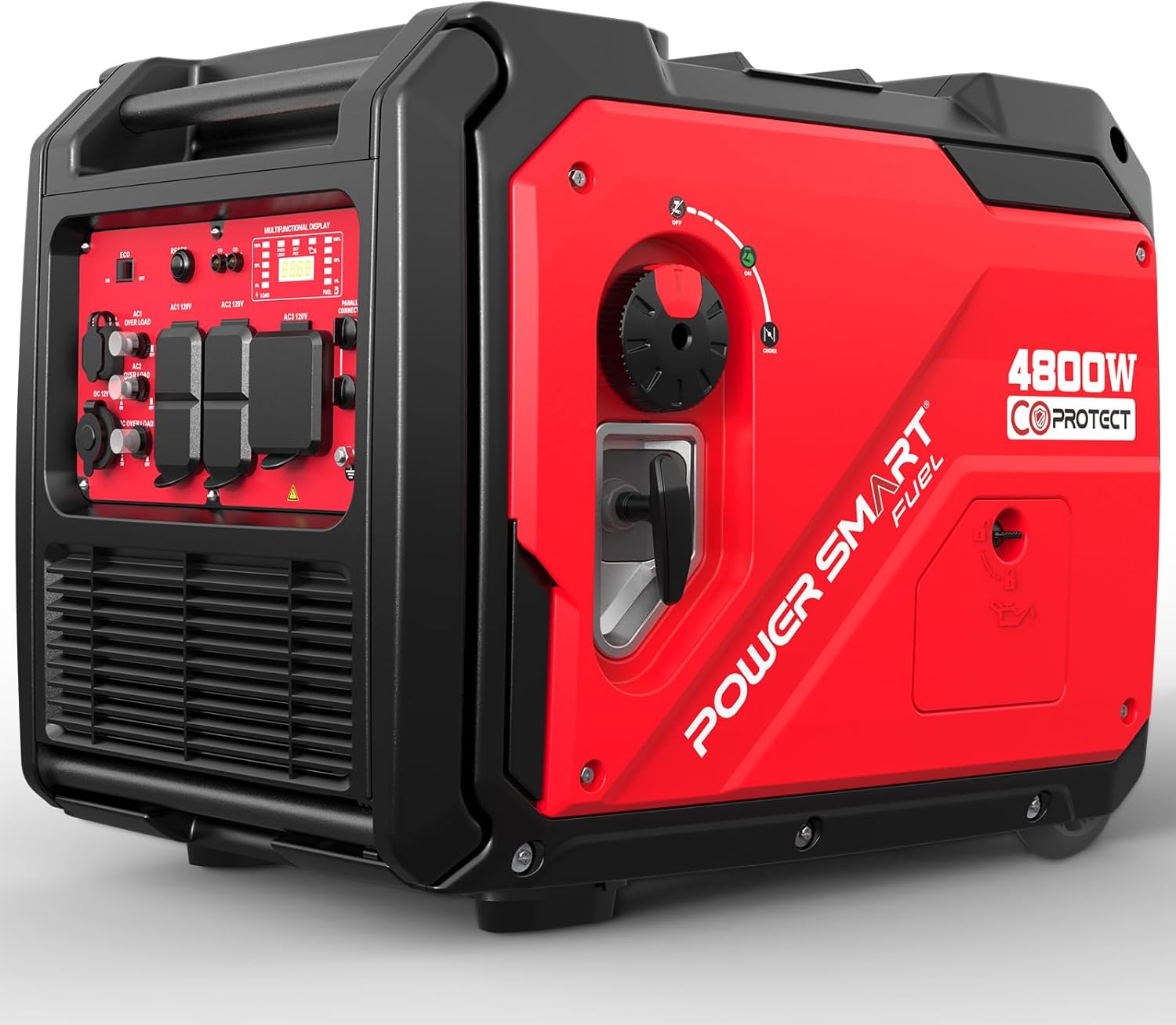 Amazon.com: PowerSmart 4800-Watt Portable Inverter Generator with ...