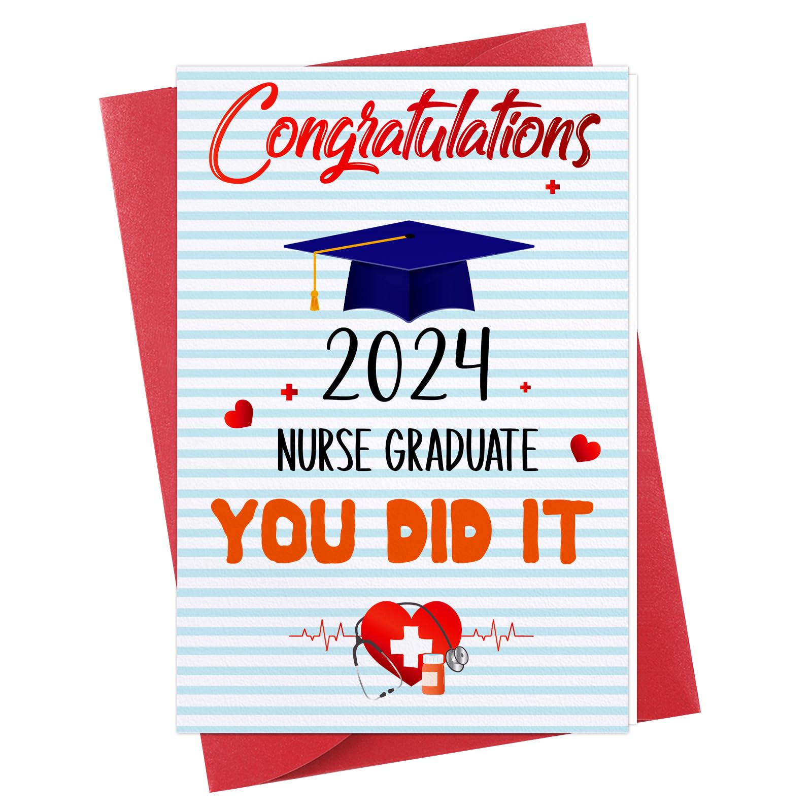 Amazon.com : WhatSign Nurse Graduation Cards 2024 Nursing School ...