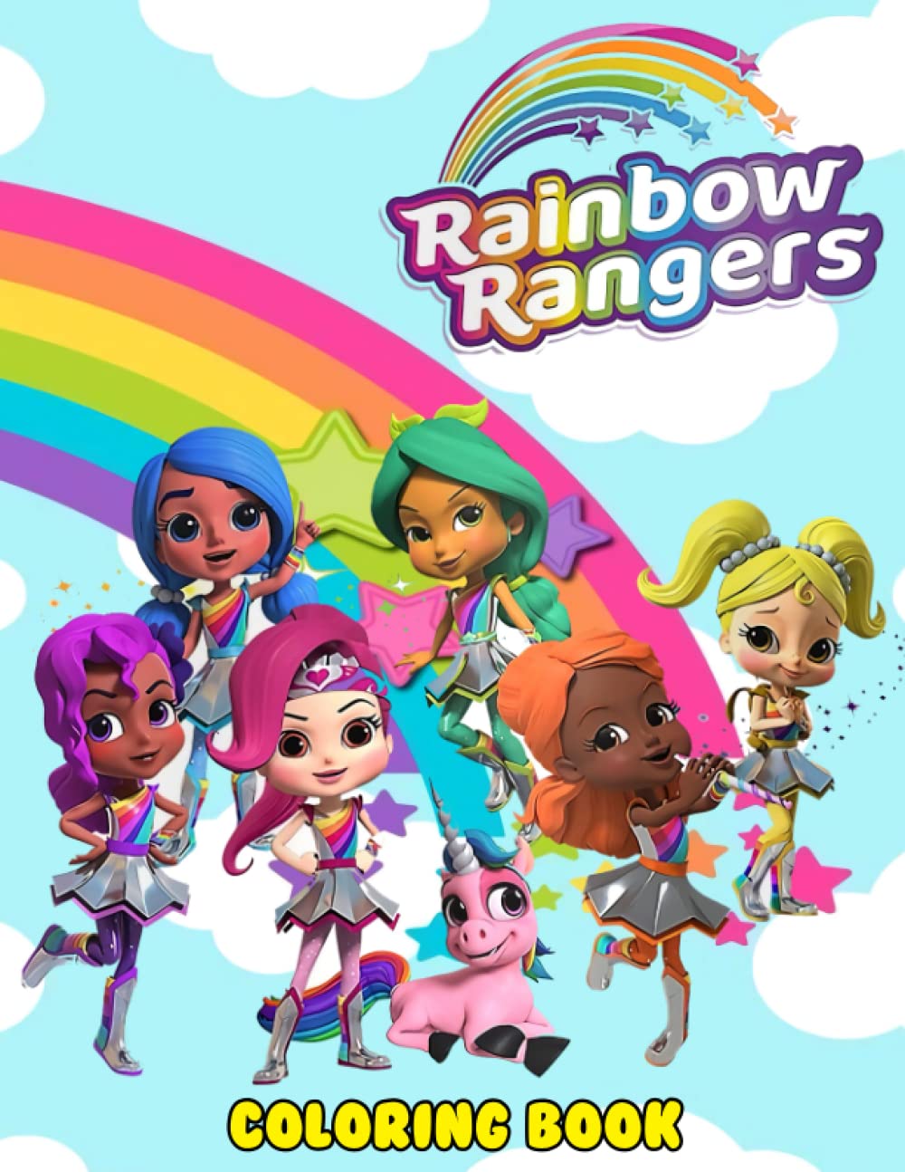 Buy Raínbow Rangers Coloring Book: 70+ Amazing Raínbow Rangers Coloring ...
