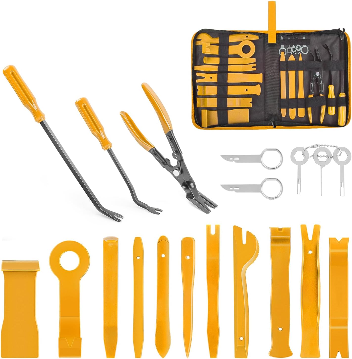 Amazon.com: GOOACC 19Pcs Trim Removal Tool Set Panel Fastener Clips ...
