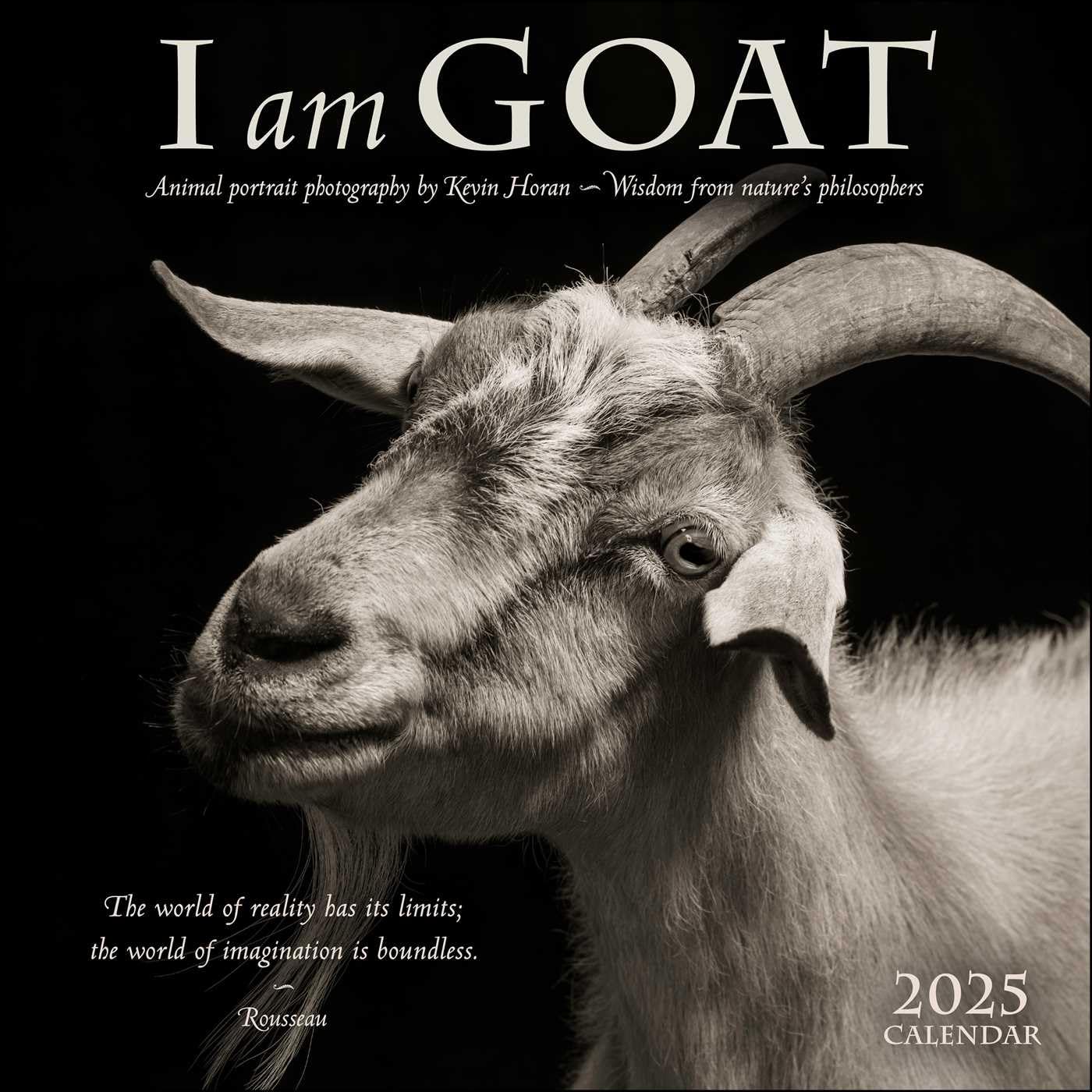 Amazon.com: I Am Goat 2025 Wall Calendar: Animal Portrait Photography ...