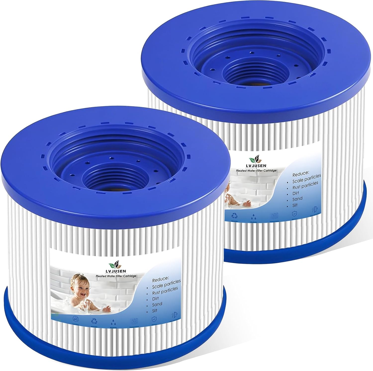 Amazon.com: LVJUSEN Screw in Spa Filters for Wave Spa/Cosyspa, Co-z Hot ...