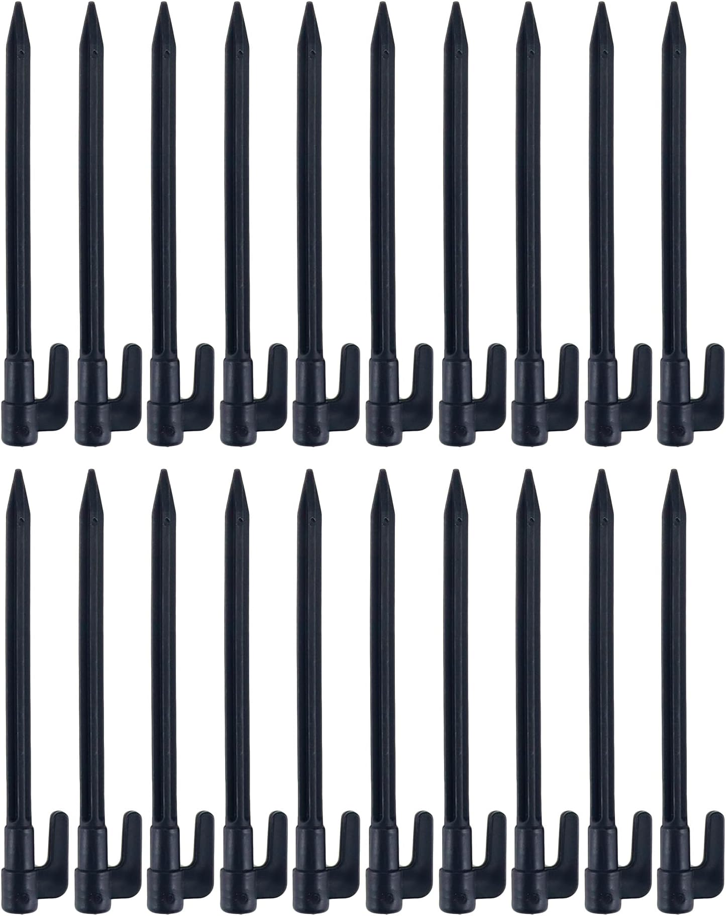 Amazon.com : Pastlla 20pcs Heavy Duty Plastic Landscape Edging Stakes ...