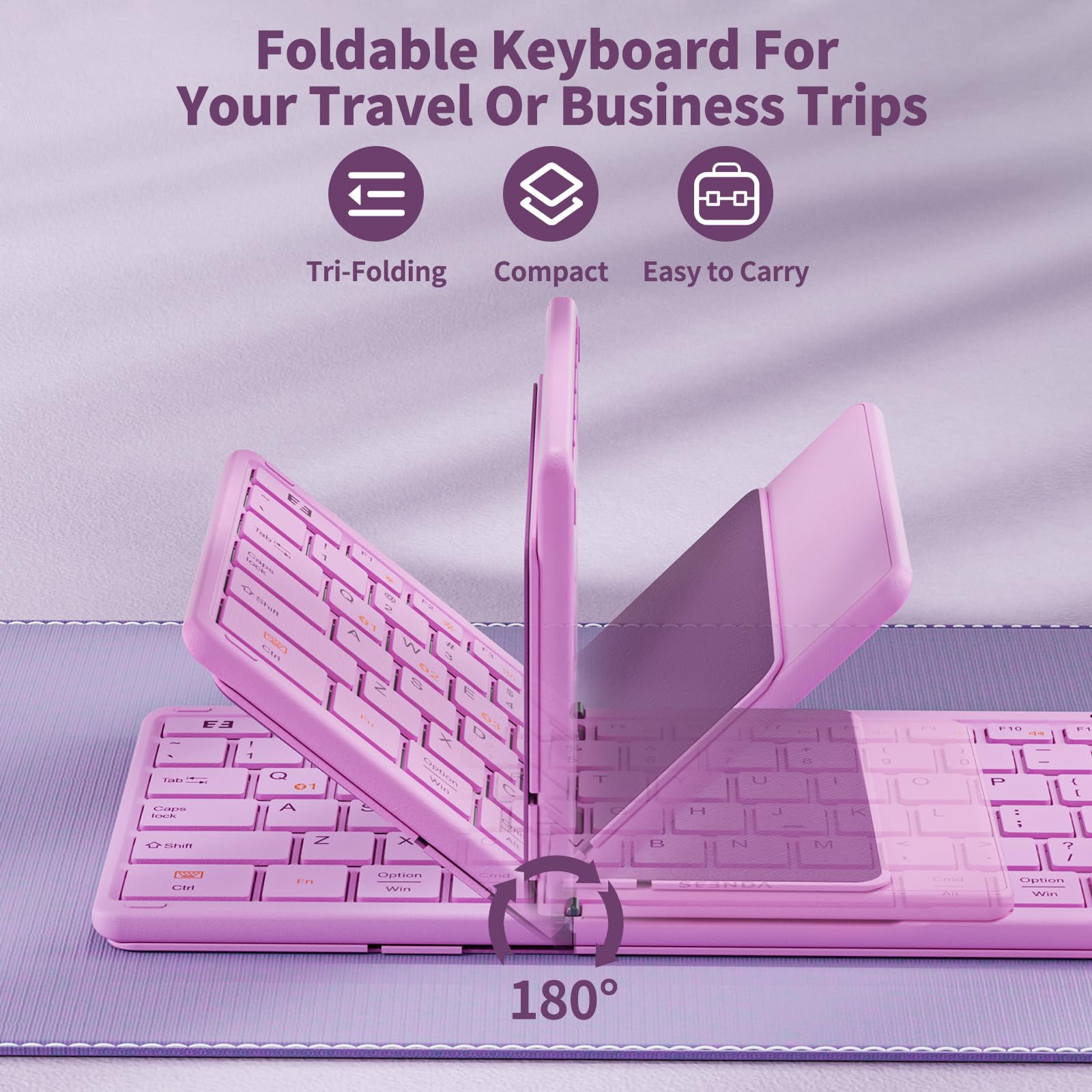 Windows Tablet Seenda Folding Bluetooth Keyboard With Touchpad, Ini ...