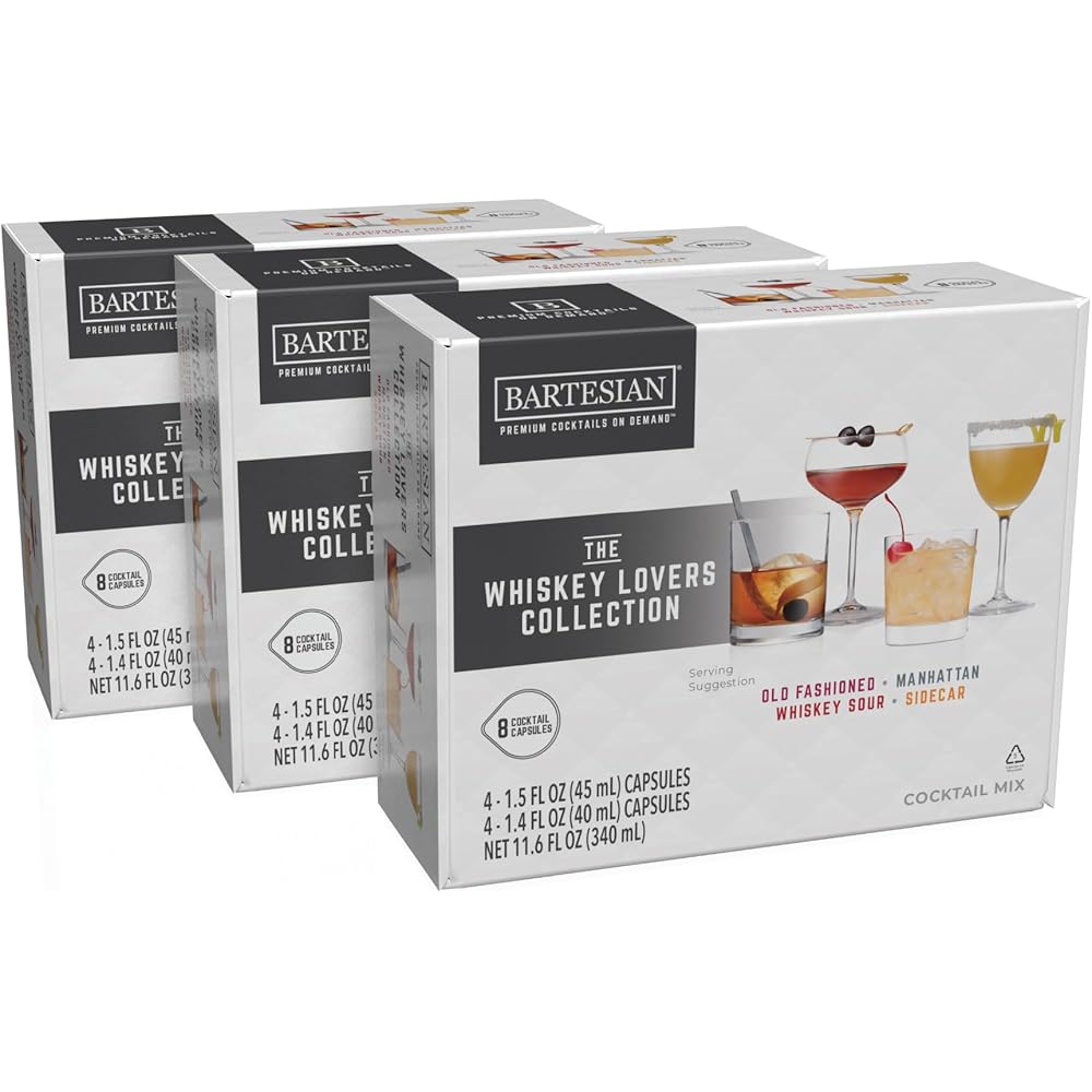 $12/mo - Finance Bartesian 24-Pack Whiskey Lovers Mixer Capsules for ...