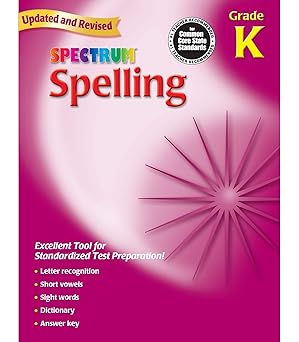 Spelling, Grade K (Spectrum): Spectrum: 9780769680101: Amazon.com: Books