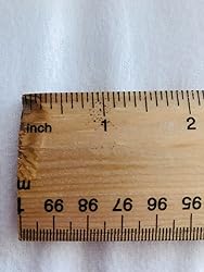 Wooden Rule 1 Meter Yard Stick Ruler Imperial & Metric Measurements mm ...