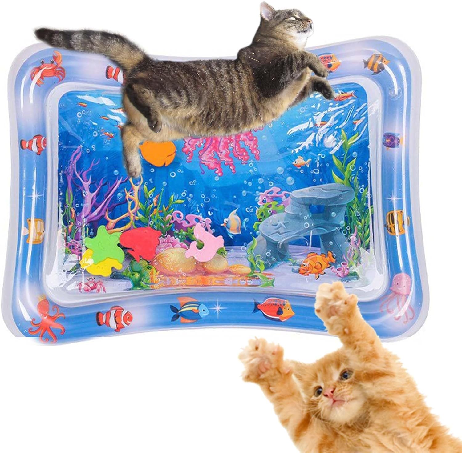 Amazon.com : Pet Water Bed for Dogs, Sensory Water Play Mat for Cats ...