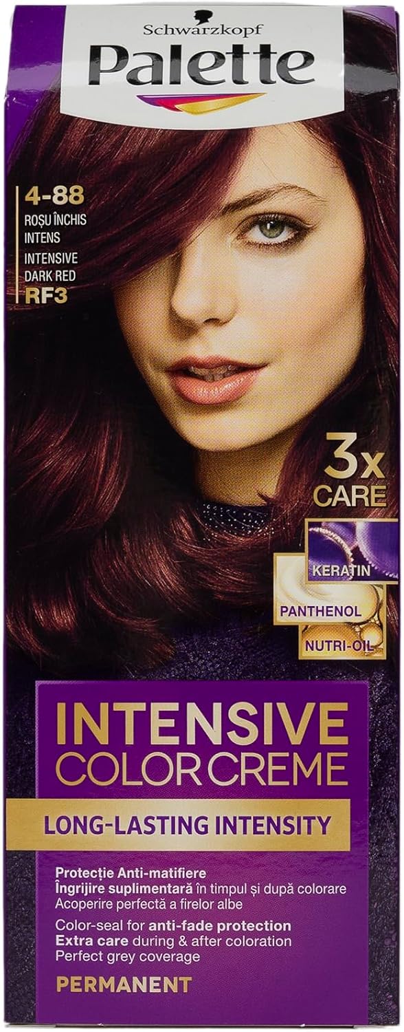Schwarzkopf Tavolozza di tinture per capelli Salon Colors 4-88 Rosso ...