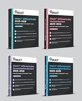 GMAT Official Guide 2025-2026 Bundle: Books + Online Question Bank ...