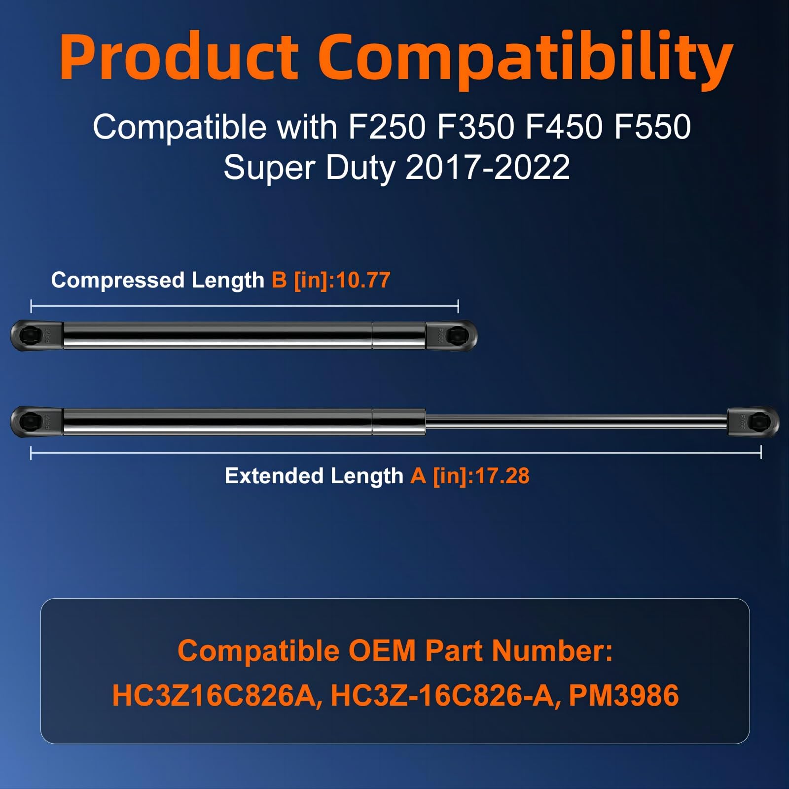 Snapklik.com : Euplokeer 4B-965360 4B965360 Hood Strut Lift Support ...