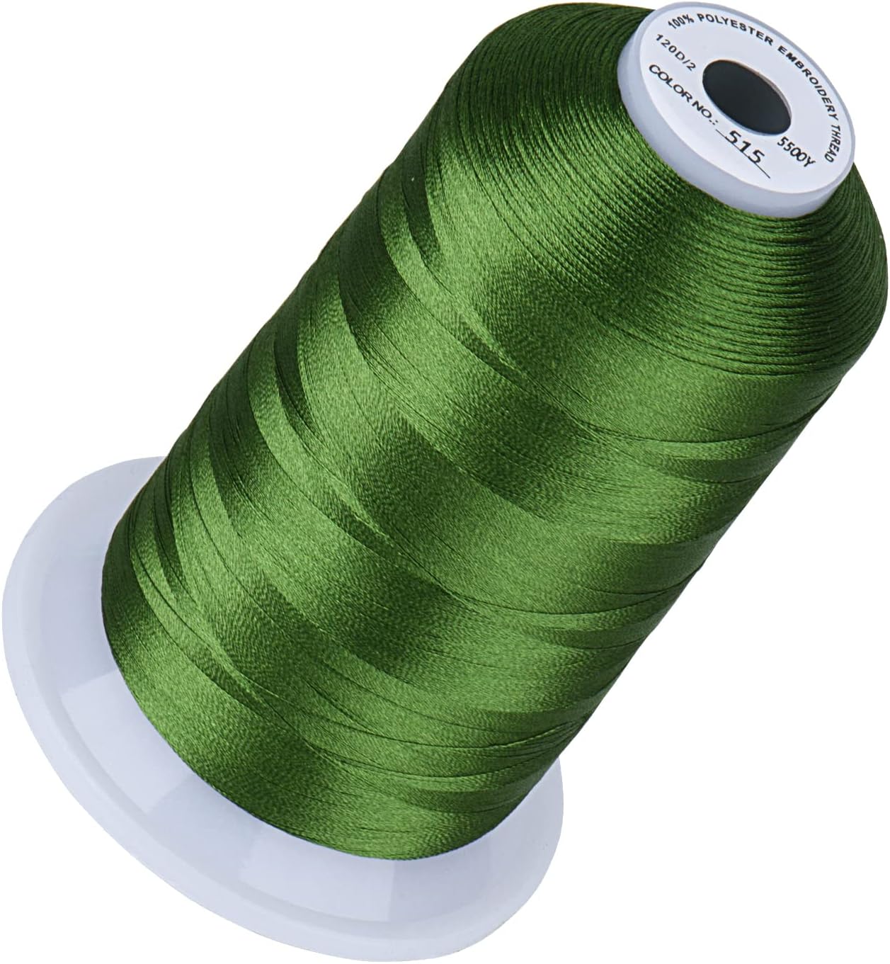 Simthread 5500Yds Embroidery Thread, 5000M High-Yardage 40WT 100% ...
