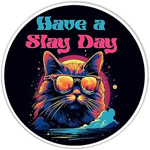 Amazon.com: Have a Slay Day Funny Meme S211010 Bumper Sticker Car ...