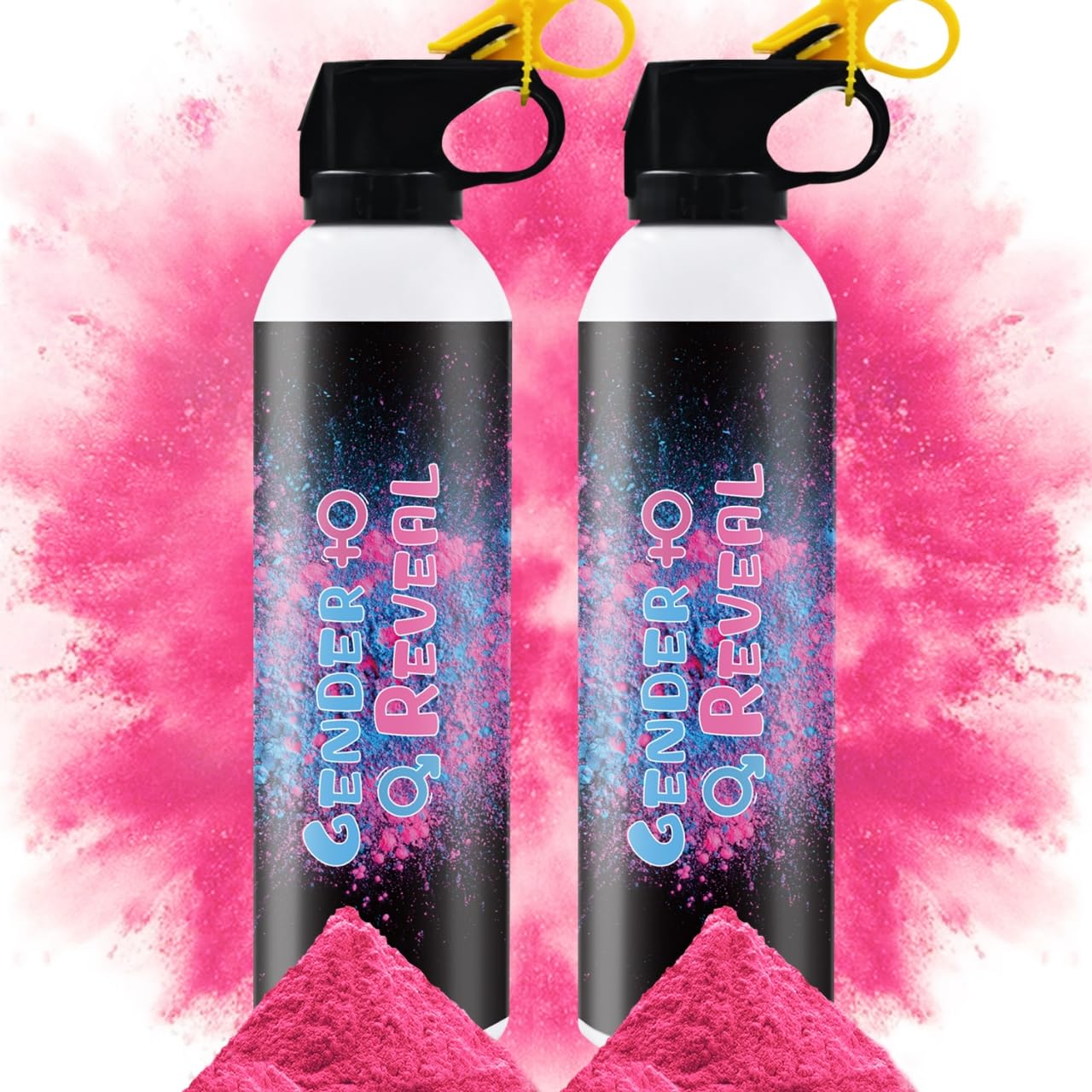Amazon.com: Gender Reveal Fire Extinguisher Blue or Pink Large Gender ...